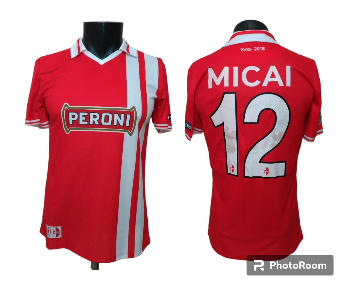 Collezione maglie bari match worn bari calcio